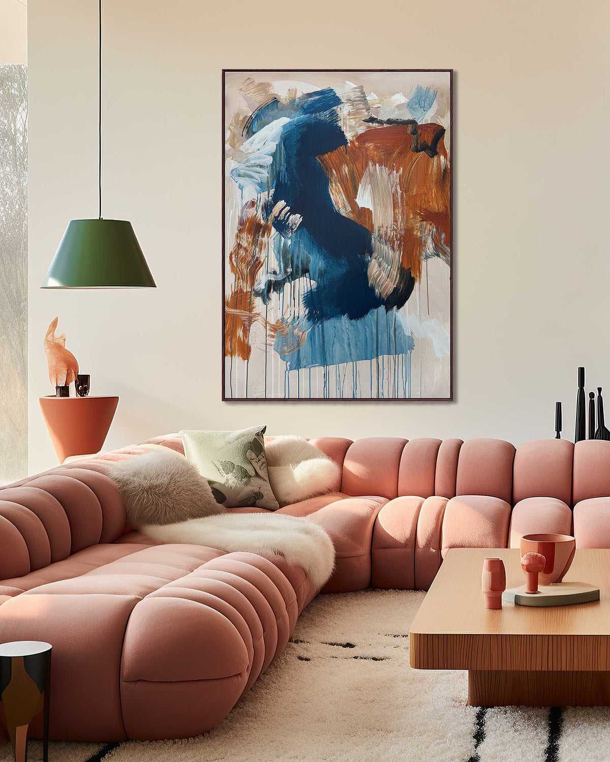 Bold Shapes Art Print – Abstract House