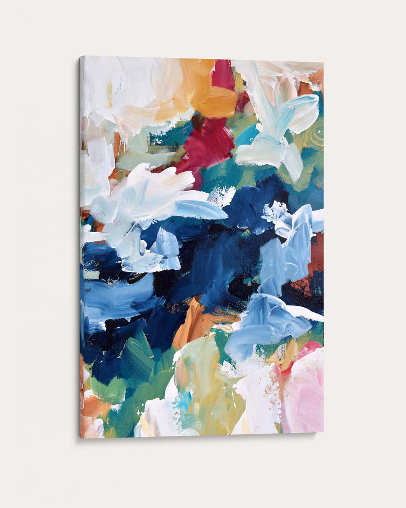 Abstract 311 Framed Canvas Large Art Print