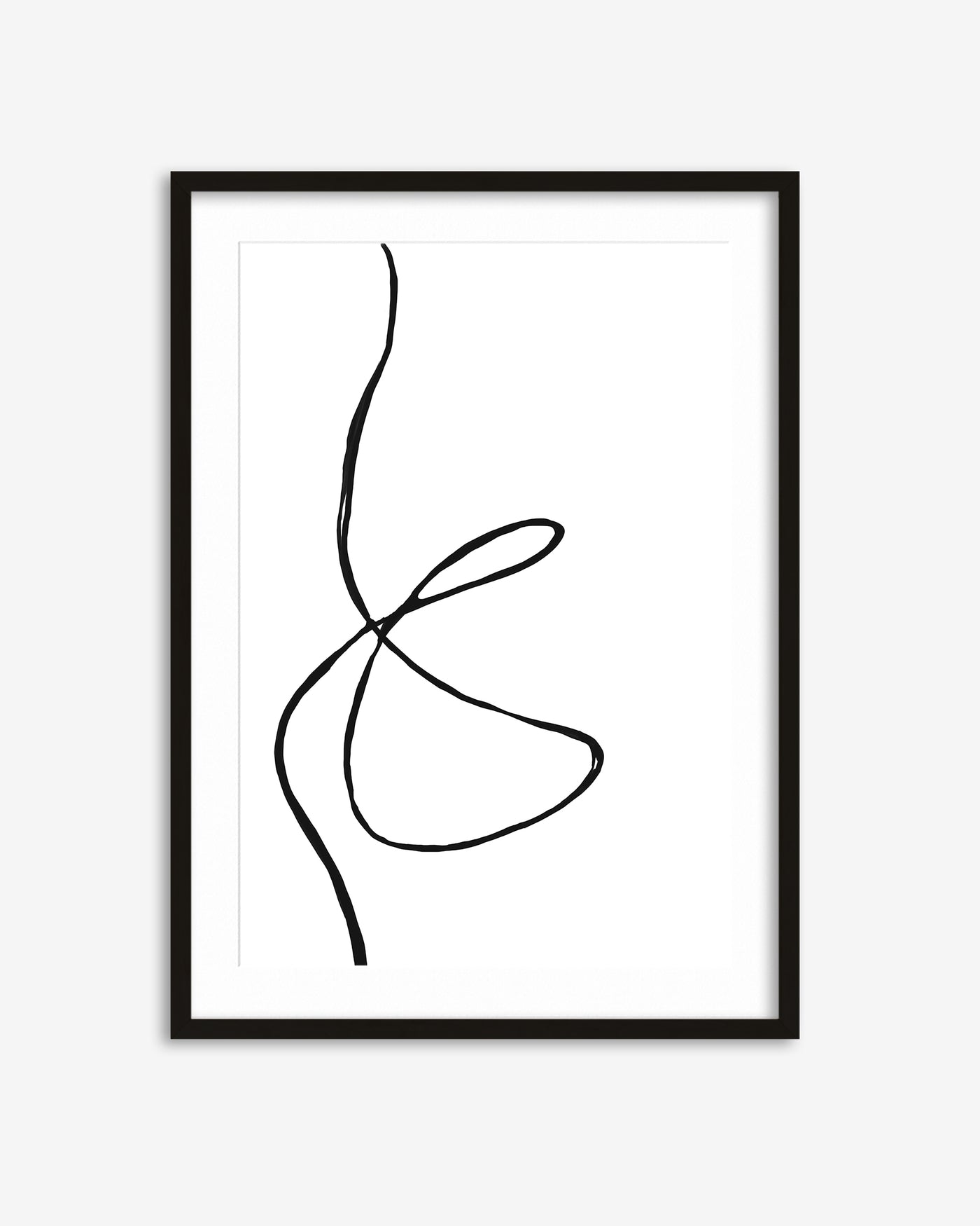 Modern Line Drawing Art Print