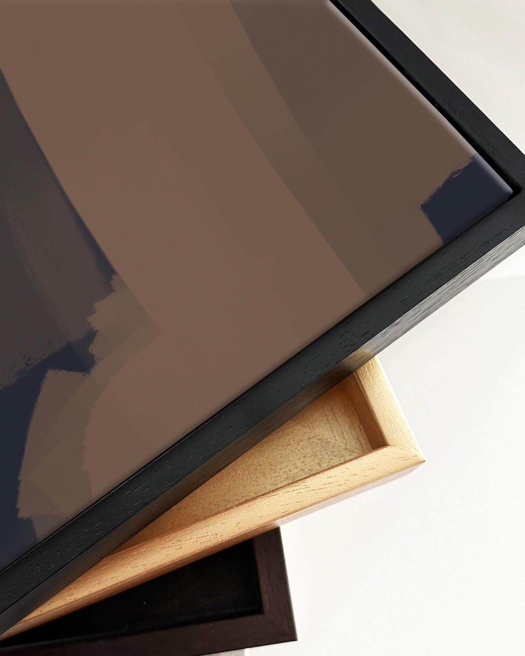 Mono Expressions Framed Canvas Large Art Print