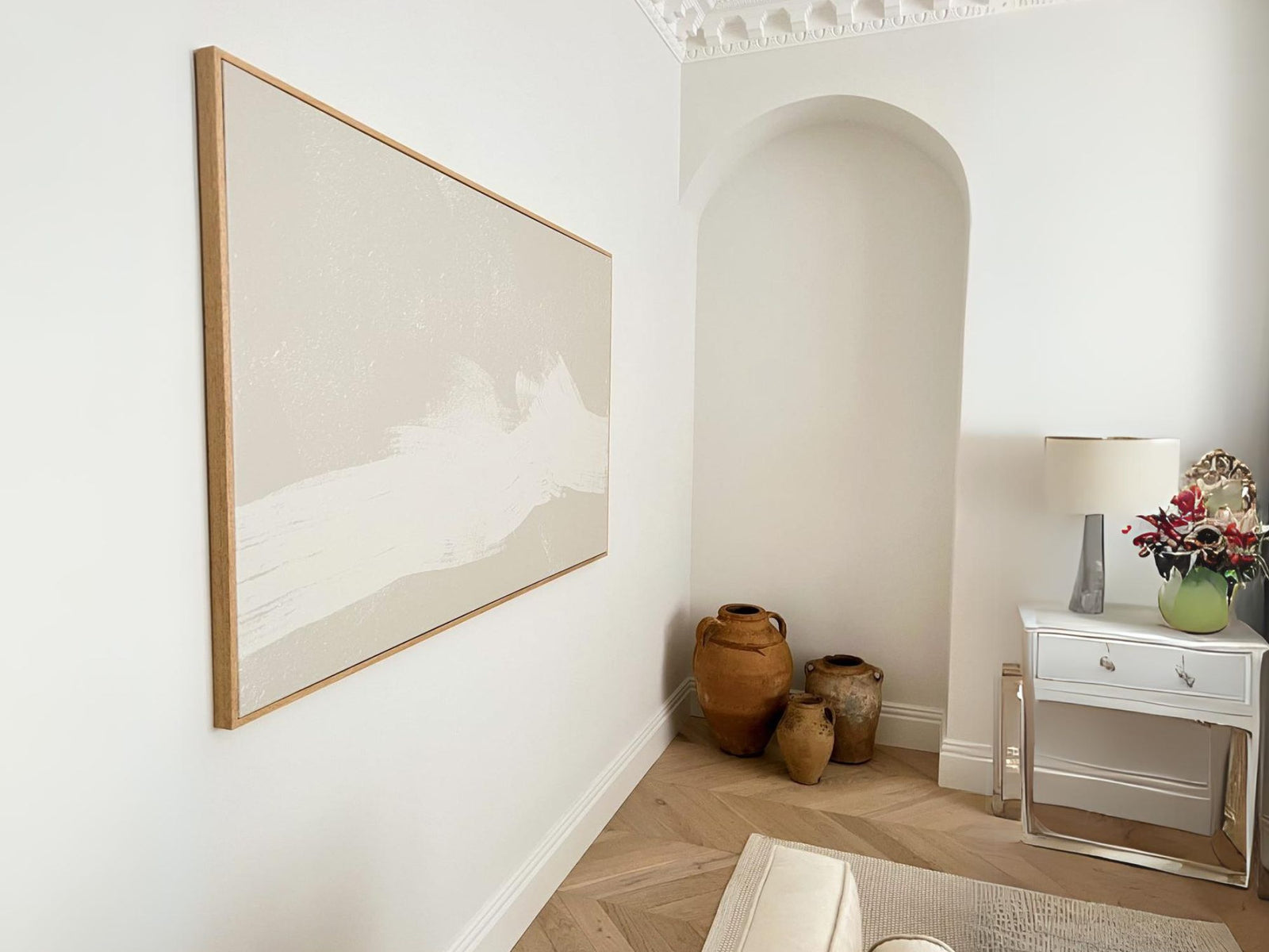 Abstract Brown Shade Canvas Set of 3