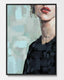 Portrait Of A Woman Framed Canvas Large Art Print